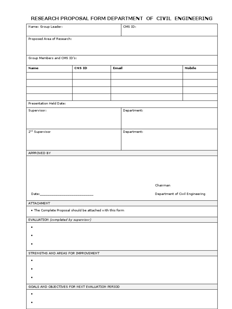 Research Proposal Form | PDF | Art | Technology & Engineering