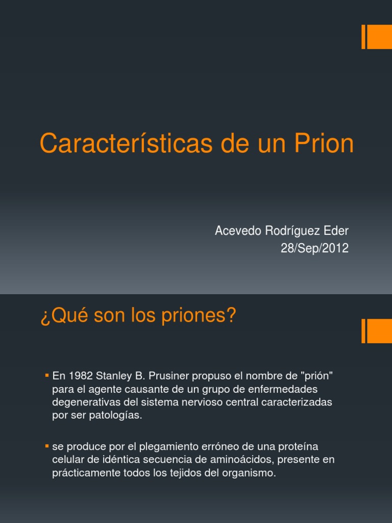Características de Un Prion | PDF