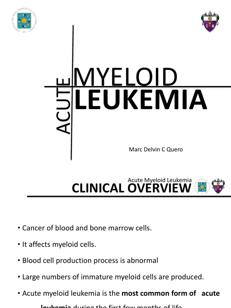 AML | PDF | Leukemia | Clinical Medicine