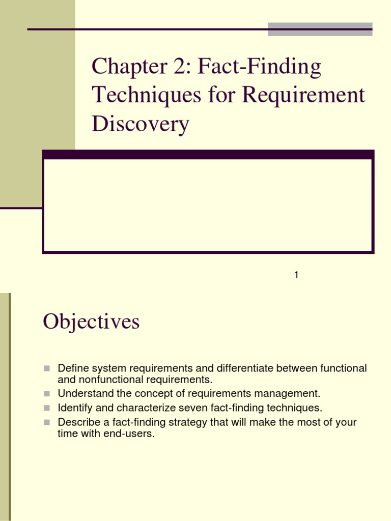 Fact-Finding Techniques for Systems Analysis | PDF | Sampling (Statistics) | Questionnaire