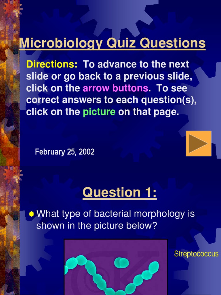 Microbiology Quiz Questions | Download Free PDF | Bacteria | Microorganism