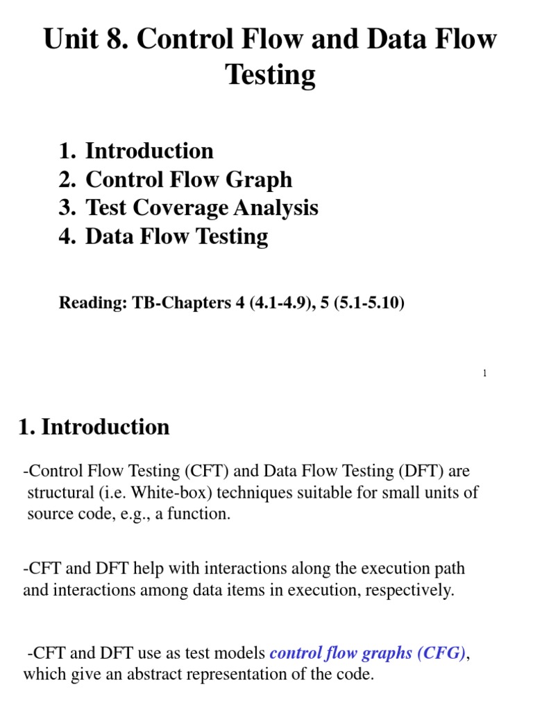 CFT and DFT | PDF | Control Flow | Computer Engineering