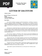 UST Medicine Recommendation Letter | PDF | Wellness | Science & Mathematics