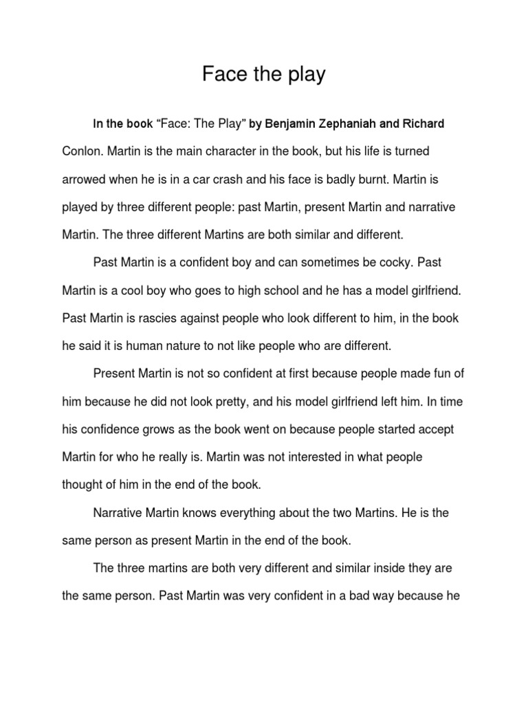 Face The Play | PDF | Mystery, Thriller & Crime Fiction | General Fiction