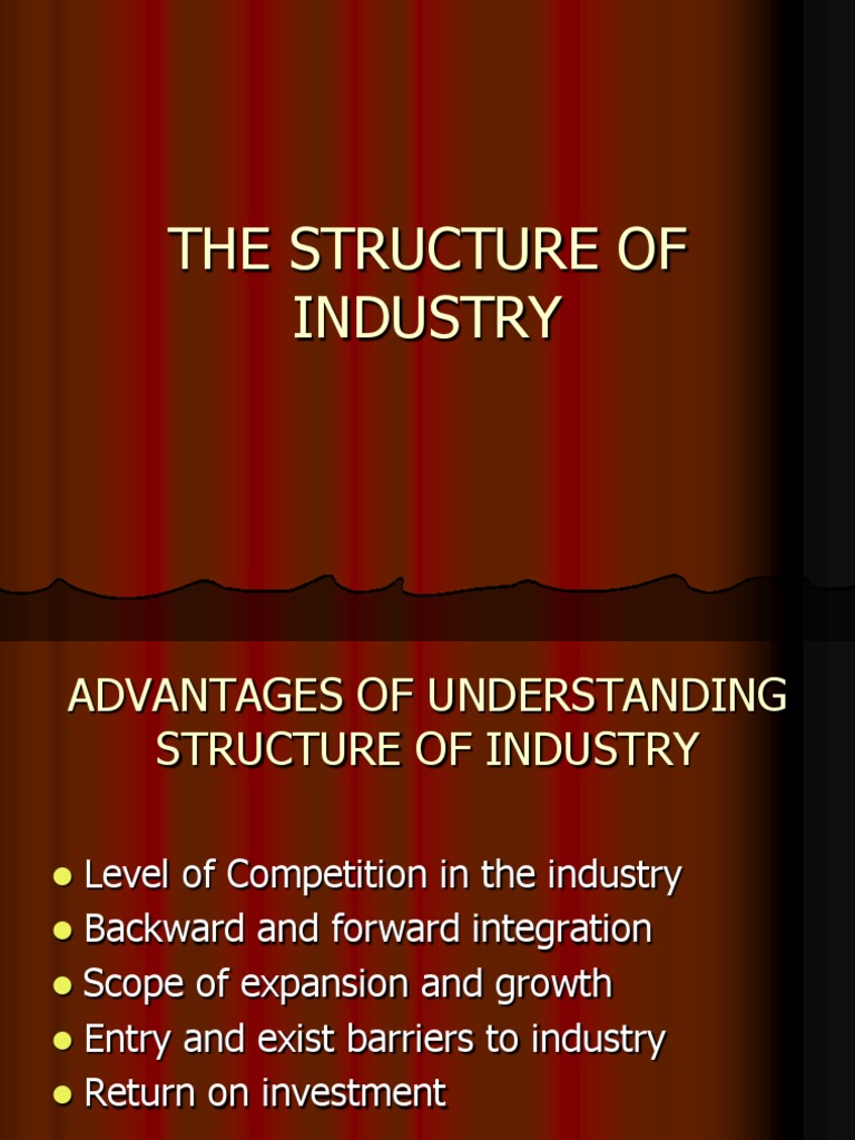 Structure of Industry | PDF