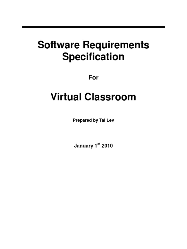 Virtual Classroom | PDF