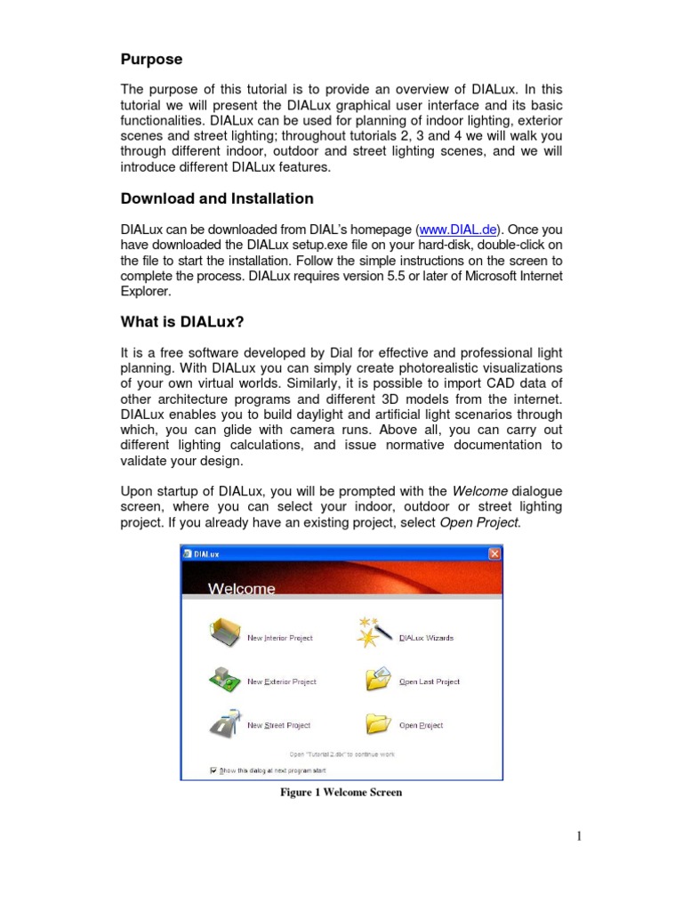 An Introduction to the DIALux Lighting Design Software: User Interface ... An Introduction to the DIALux Lighting Design Software: User Interface ...