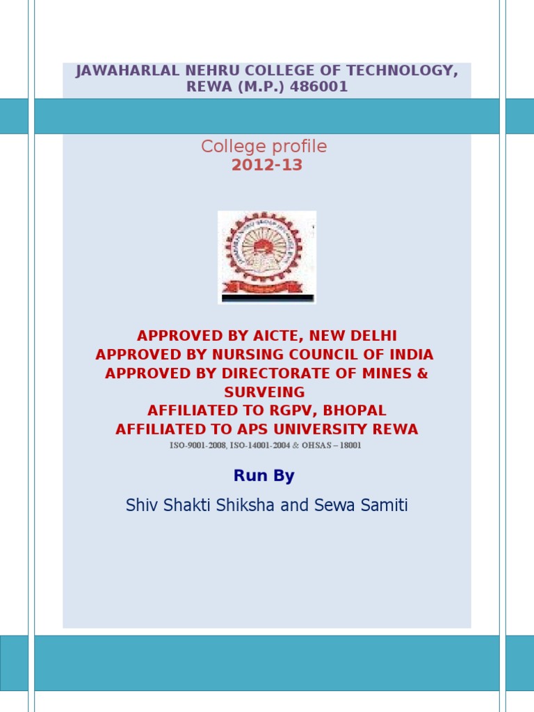 JNCT College Profile | Download Free PDF | Engineering | Mechanical ...