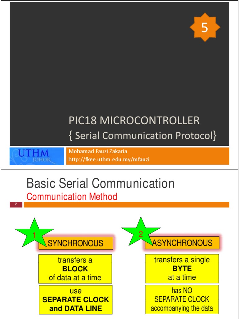 Pic18 Serial Communication | PDF | Pic Microcontroller | Data Transmission