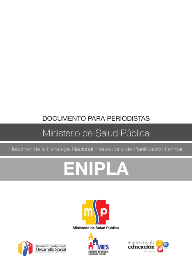 ENIPLA | PDF | Planificación familiar | Muerte materna