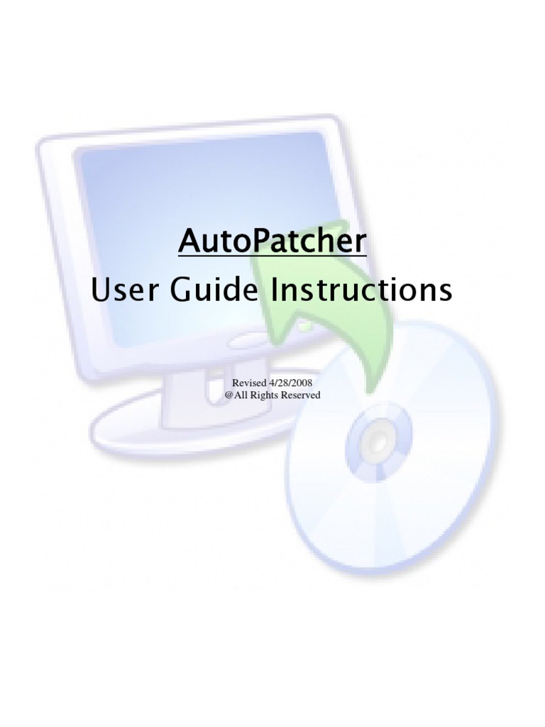 AutoPatcher - User Guide | PDF
