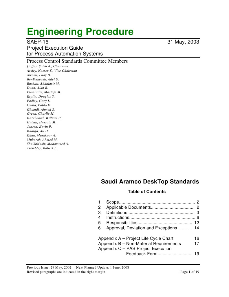 Project Execution Guide for PAS | PDF | Specification (Technical ...
