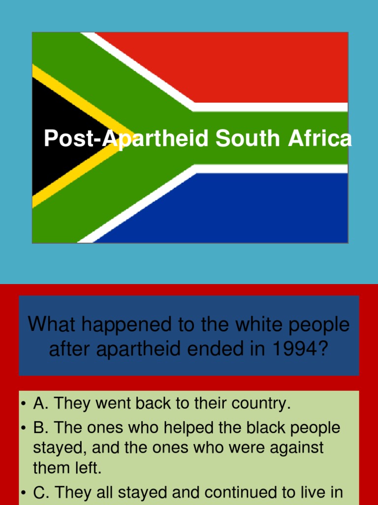 South Africa-- Truth and Reconciliation | Apartheid | Government And ...
