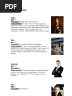 Sweat Character Breakdowns | PDF