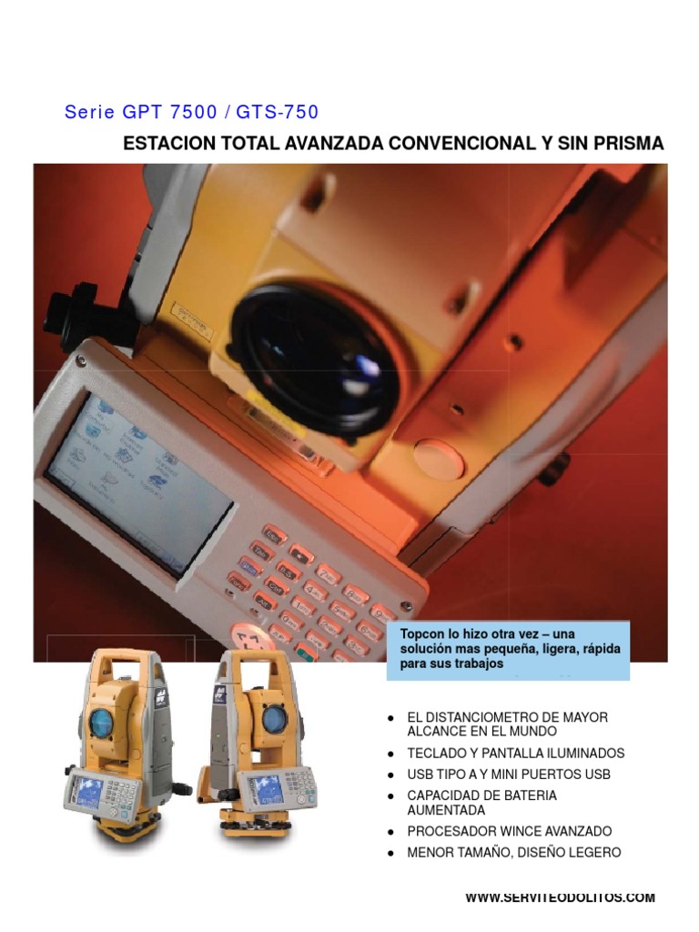 Catalogo GPT-7500 GTS-750 Español | PDF | Memoria flash | USB