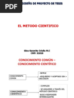 Triptico Del Metodo Cientifico | PDF | Método científico | Hipótesis