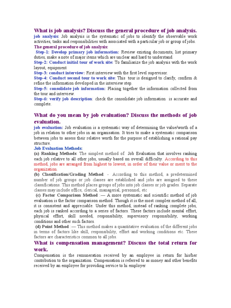 Final For Compensation | PDF | Employment | Labor