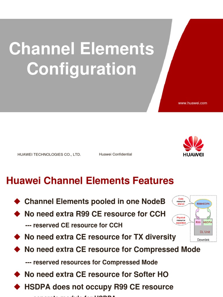 Case Study of Channel Element Configuration | PDF | High Speed Packet Access | Physical Layer ...