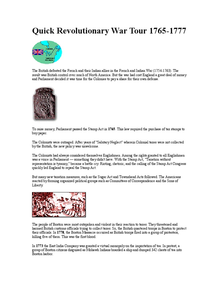 Rev War | PDF | Atlantic Revolutions | Warfare Of The Early Modern Era