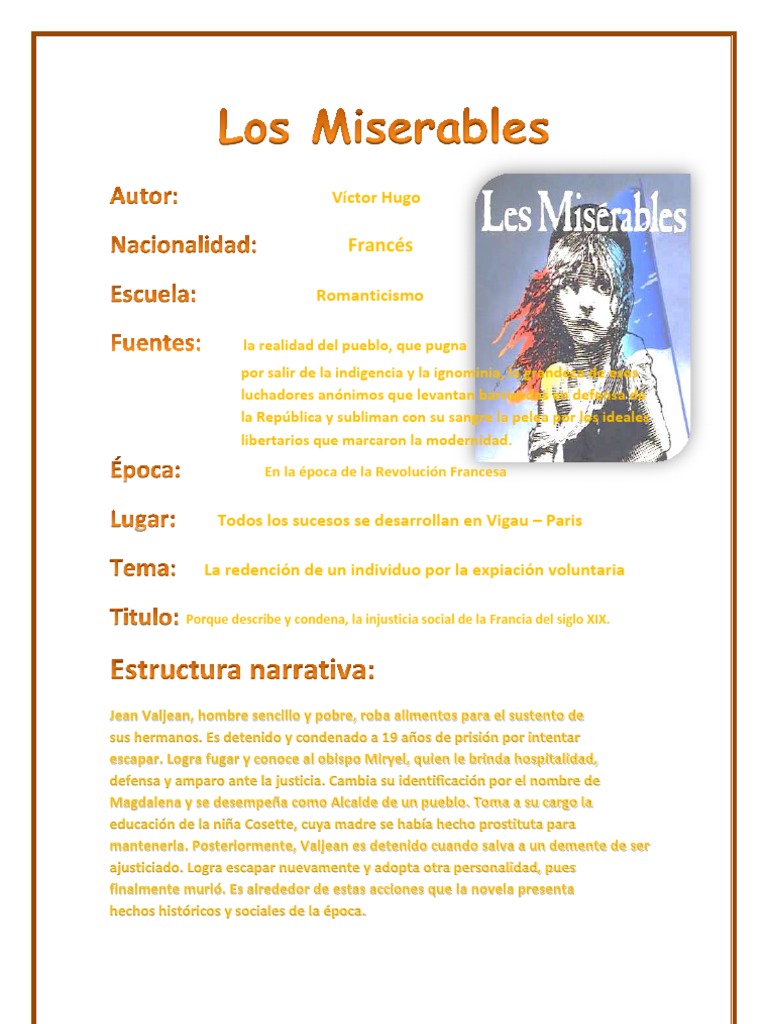 Los Miserables | PDF | Romanticismo | Science