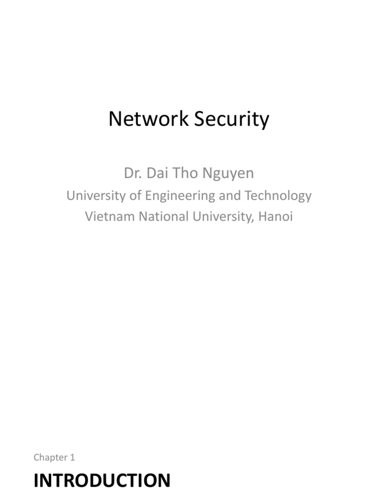 DaiThoNguyen NetworkSecurity | PDF | Cryptography | Cryptanalysis