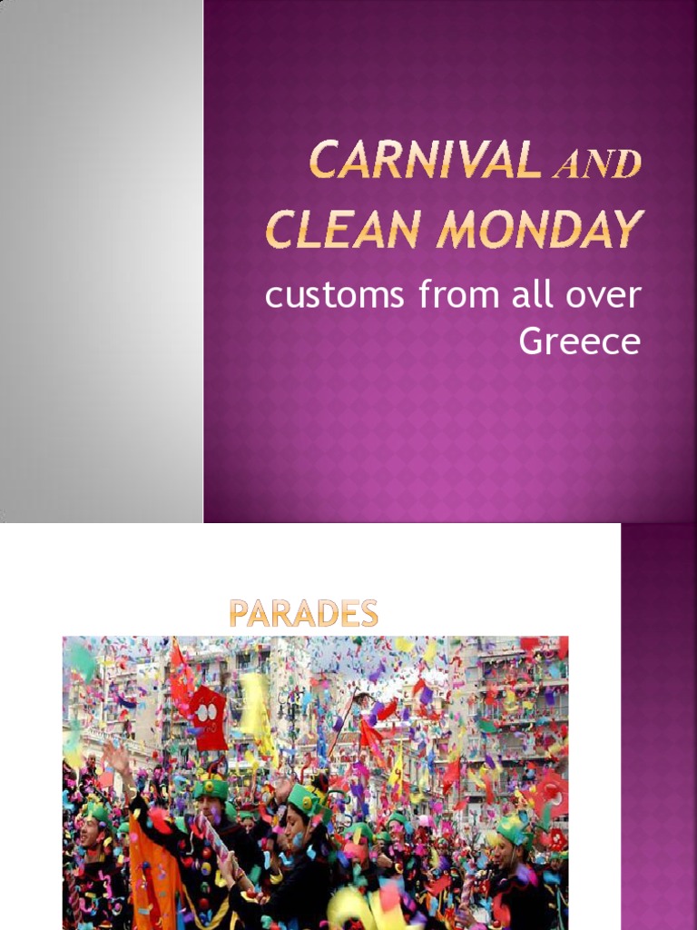 Carnival and Clean Monday | PDF