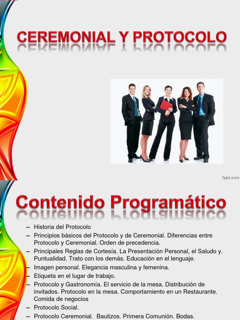 Protocolo y Ceremonial: Guía Esencial | PDF | Traje (ropa) | Boda