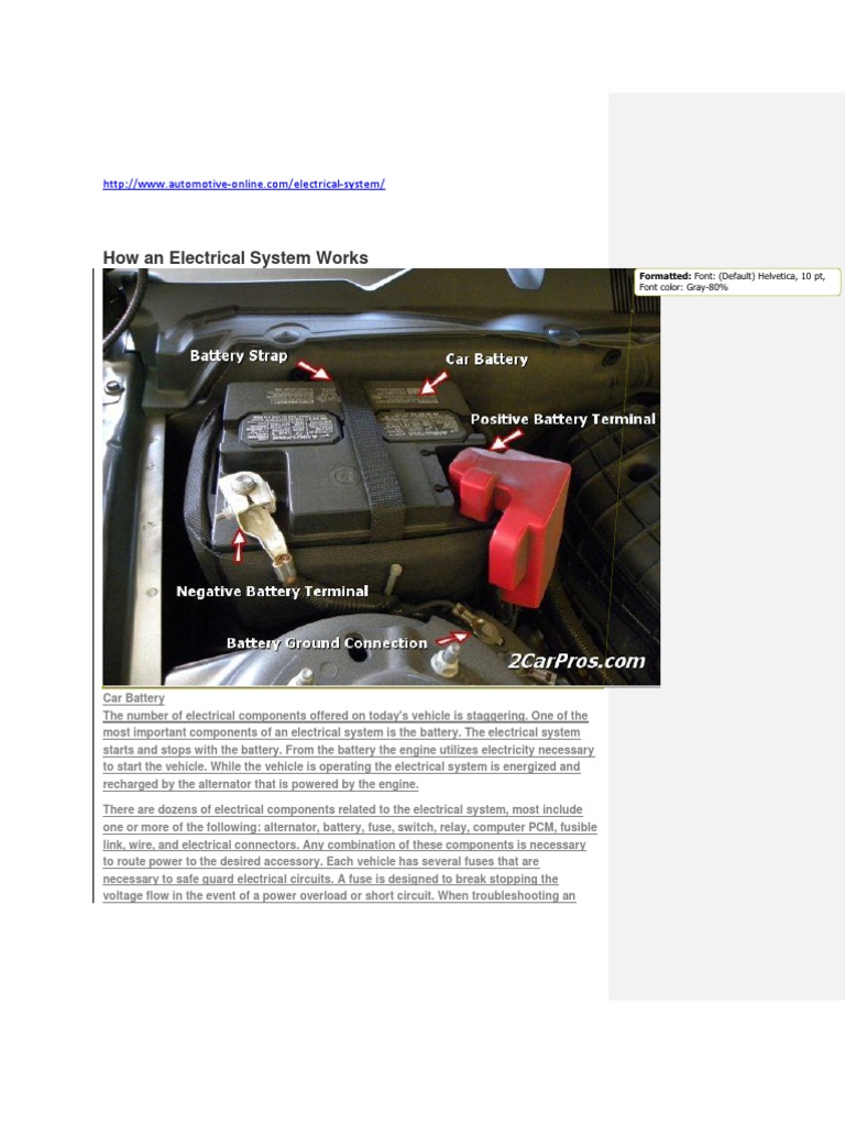 Automotive Electrical System | PDF | Fuse (Electrical) | Electrical ...