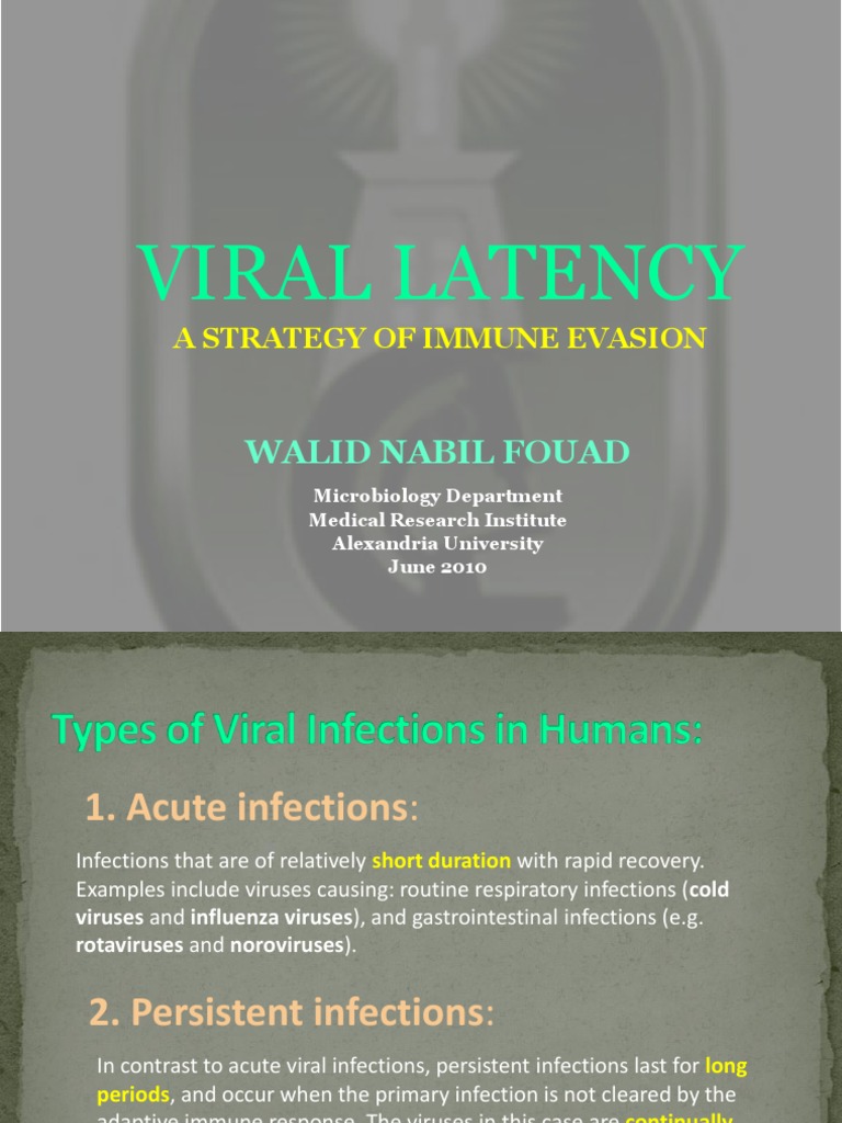 Viral Latency | PDF | Retrovirus | Virus