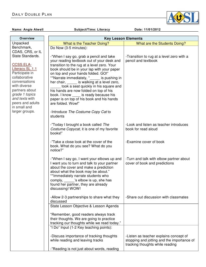 Literacy Lesson Plan Leaving Tracks | PDF