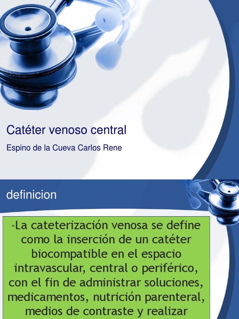 Cateter Venoso Central | PDF | Vena | Sistema cardiovascular