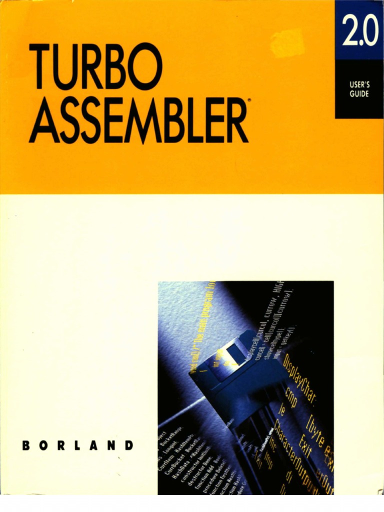 Turbo Assembler Version 20 Users Guide 1990 Pdf Assembly Language Subroutine