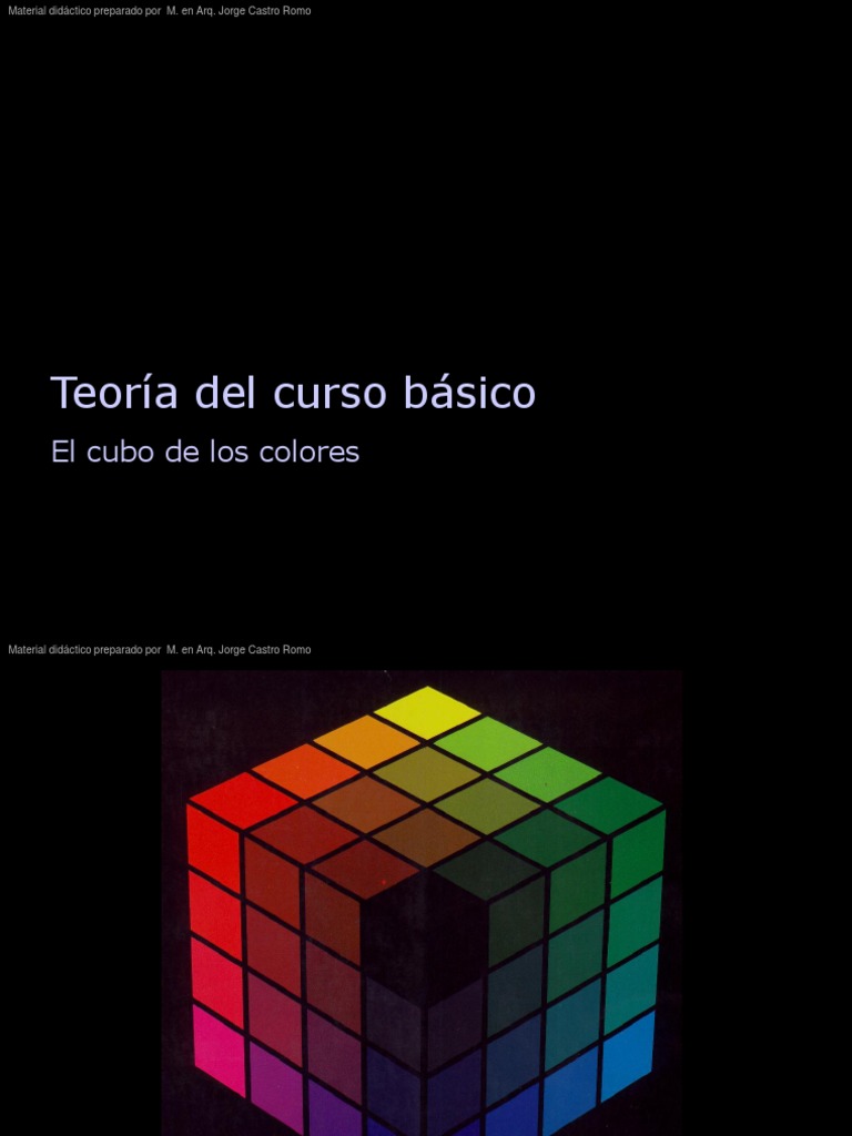 12 El Cubo de Los Colores | PDF