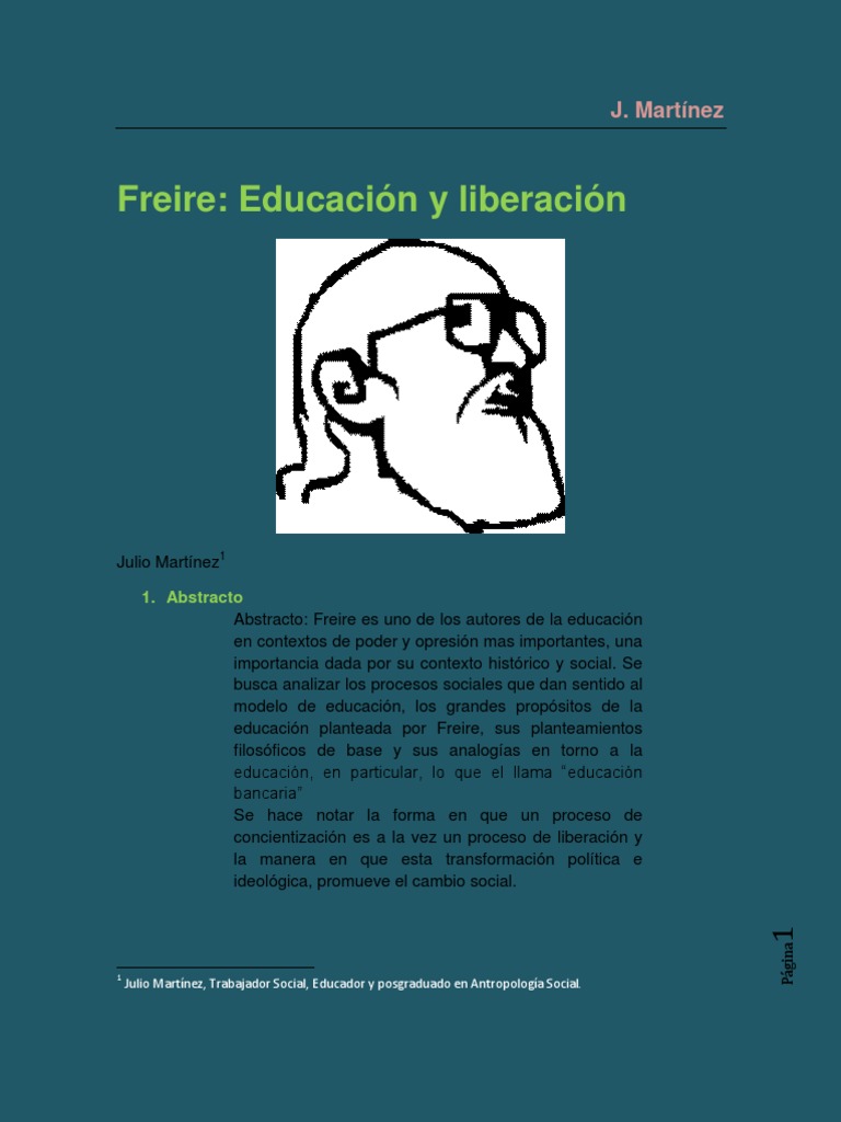 Paulo Freire: Educación y Liberación | PDF | Ideologías | Democracia
