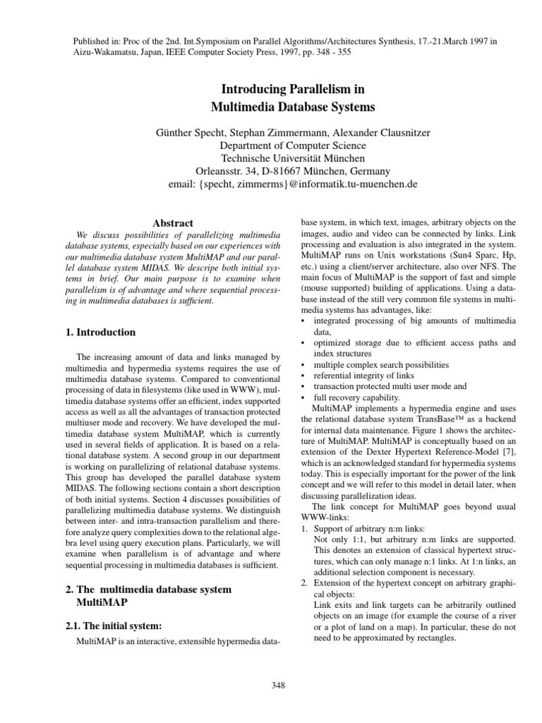 97 PAS Parallel | PDF | Parallel Computing | Databases 97 PAS Parallel | PDF | Parallel Computing | Databases