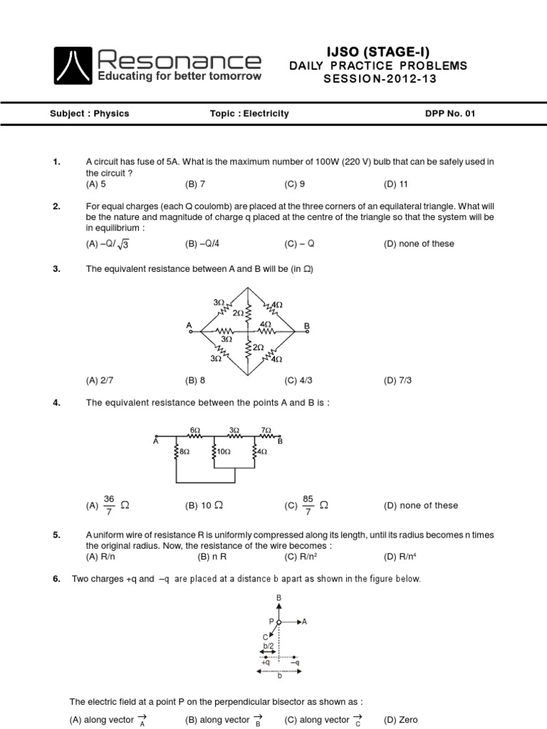 Physics IJSO Stage-1 | PDF