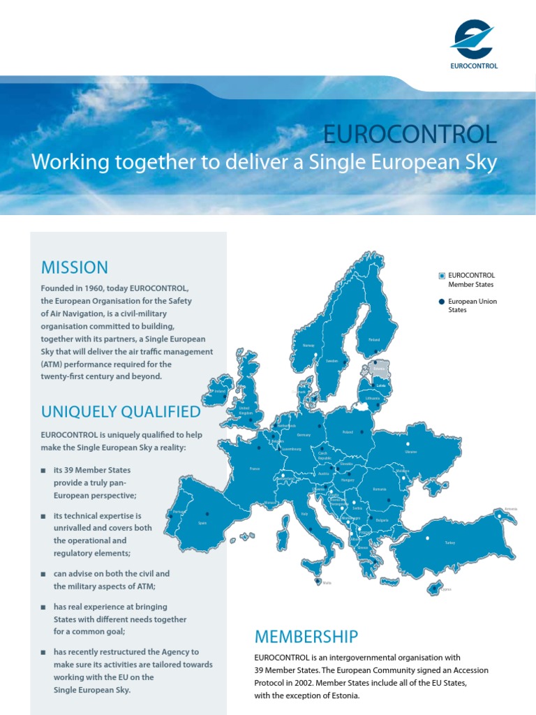 Eurocontrol Factsheet | PDF | Member State Of The European Union | Air ...