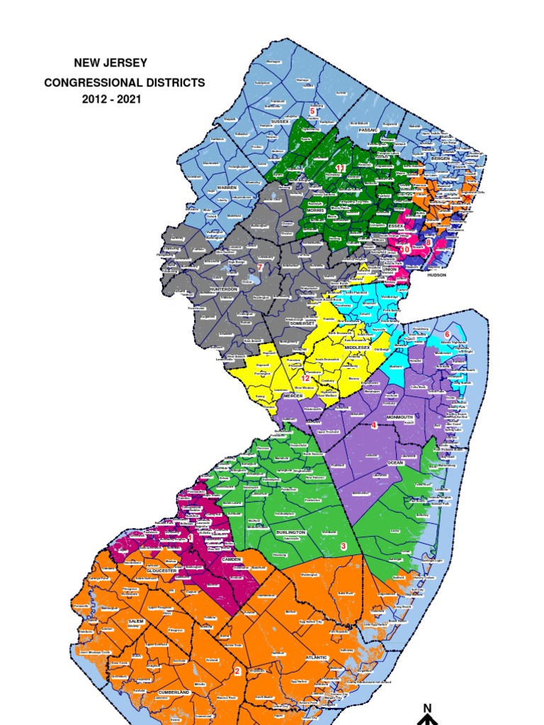 NJ Congressional Districts Overview | PDF | Travel