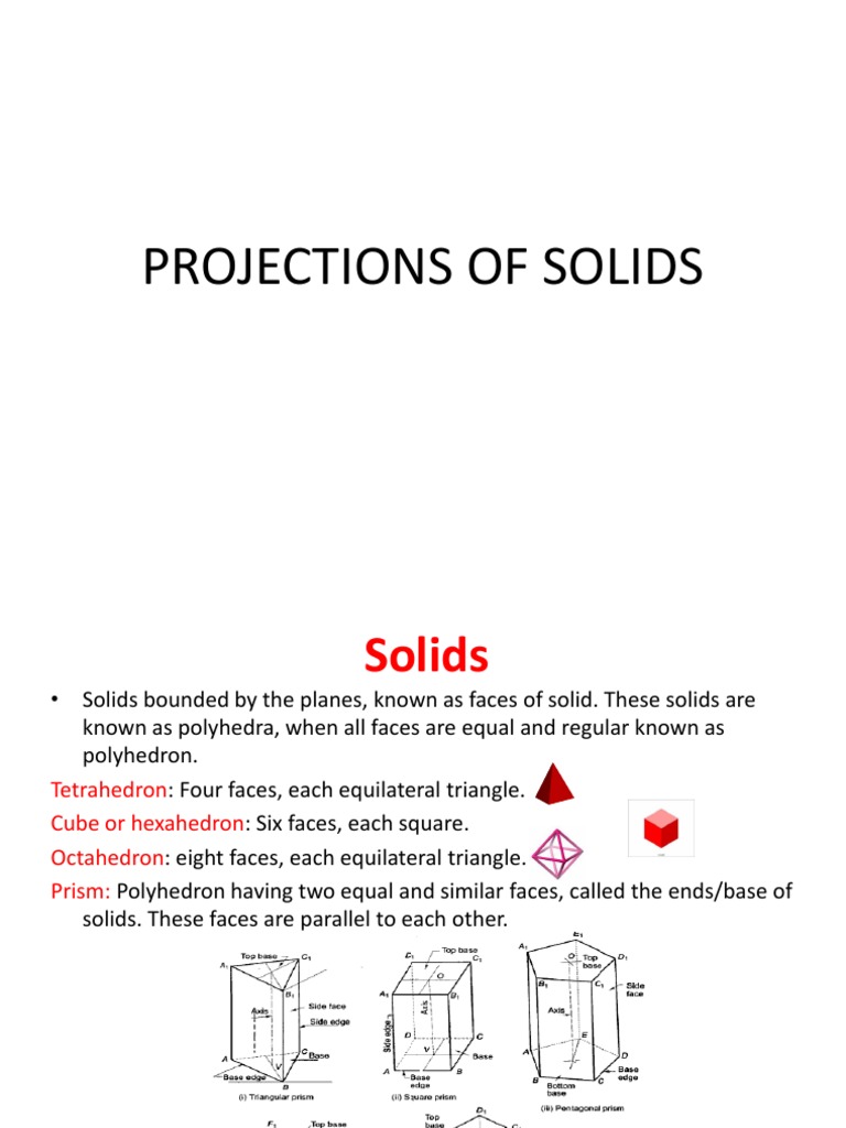 Orthographic Projections of Solids | PDF | Classical Geometry ...