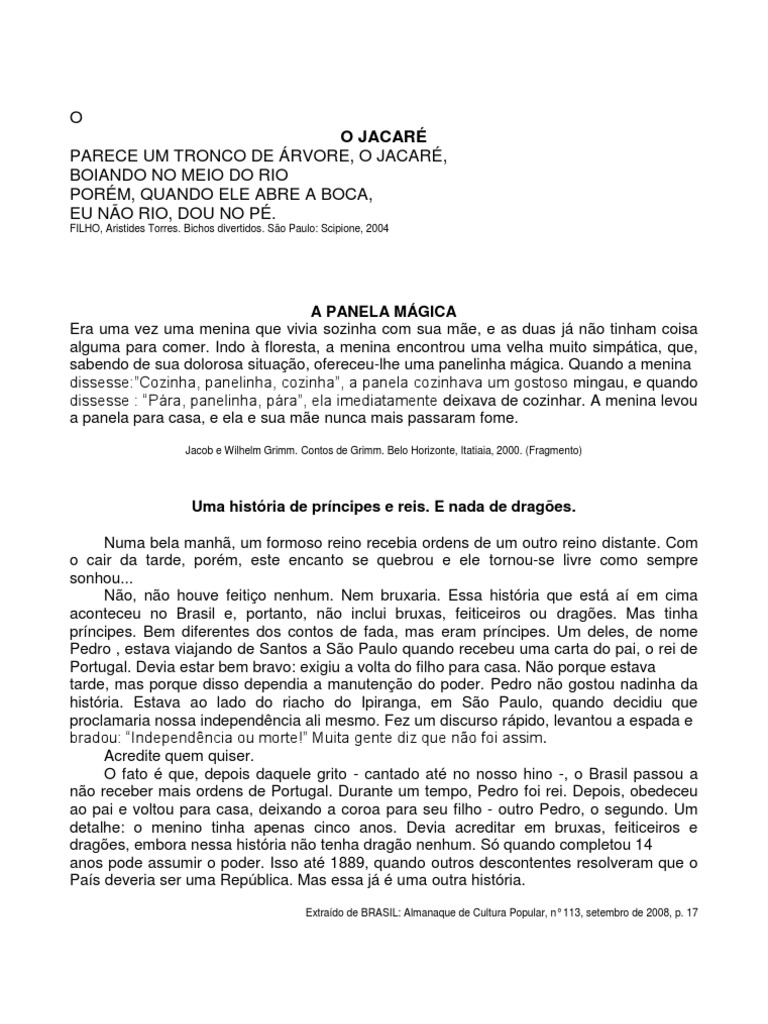 Textos - 5º Ano | PDF | E-mail | Dragão