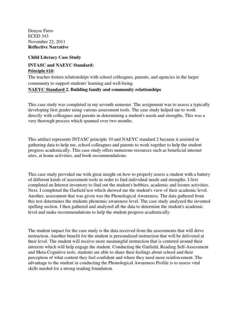 Child Literacy Case Study | Download Free PDF | Consonant | Reading ...