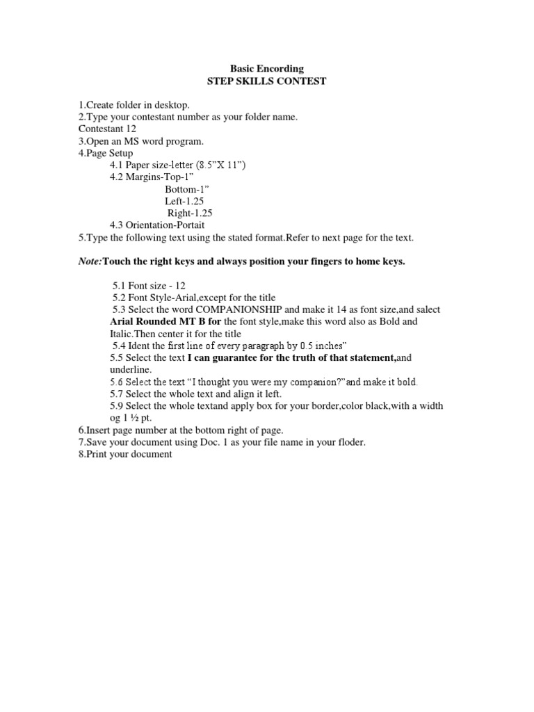 Basic Encoding Practice | PDF