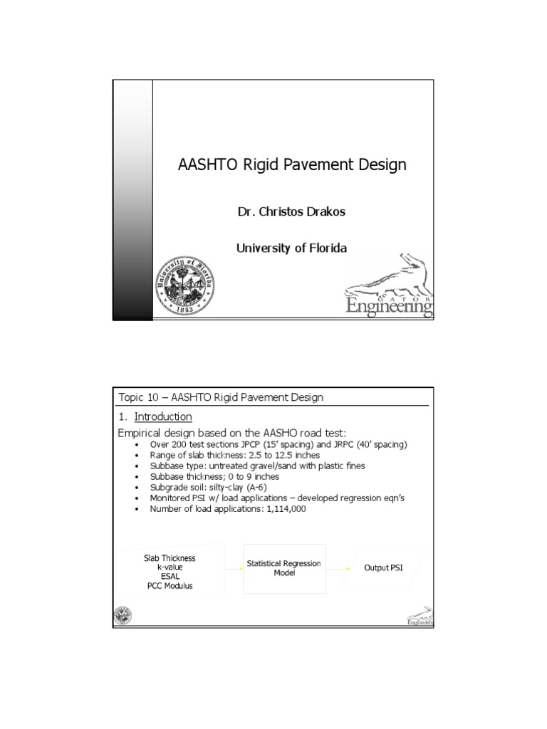 Topic 10 Complete - Rigid Pavement Design | PDF | Road Surface ...
