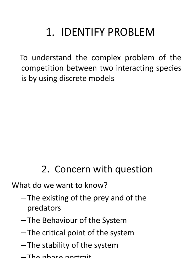 Predator-Prey Interaction Model Analysis | PDF | Teaching Methods ...