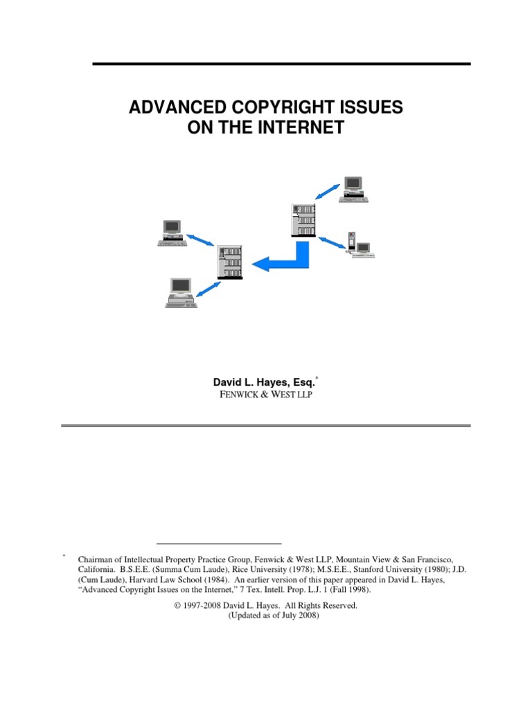 Advanced CopyRight Issues | PDF | Digital Millennium Copyright Act ...