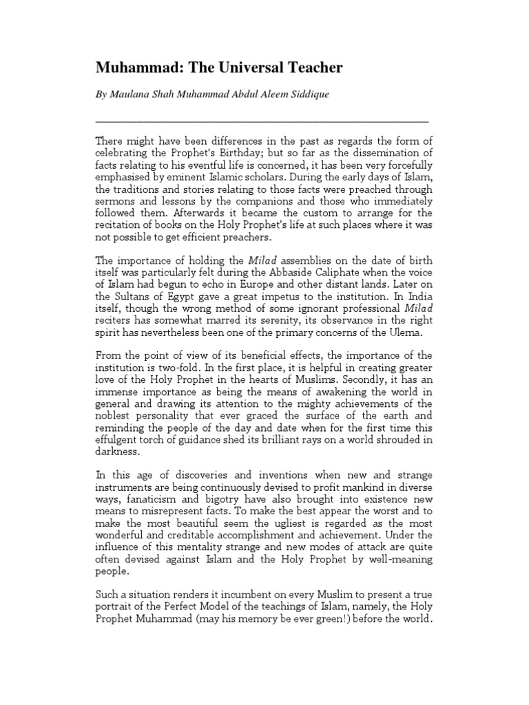 Understanding Islam's True Essence | PDF | Muhammad | Prophets And ...