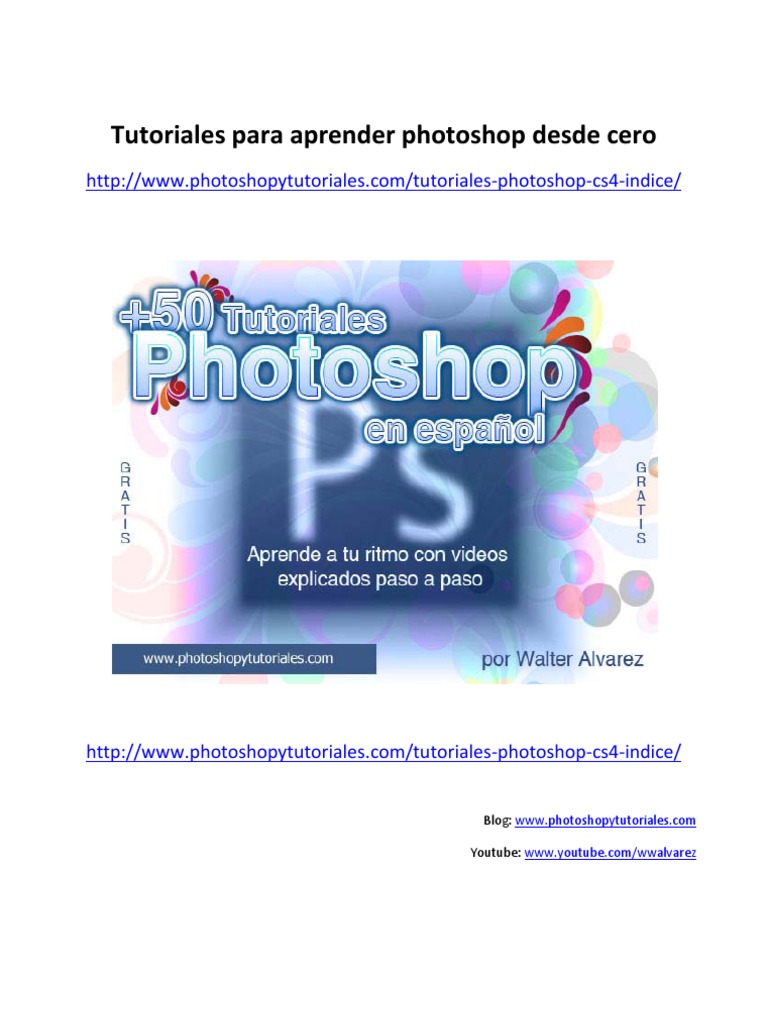 Tutoriales de Photoshop | PDF