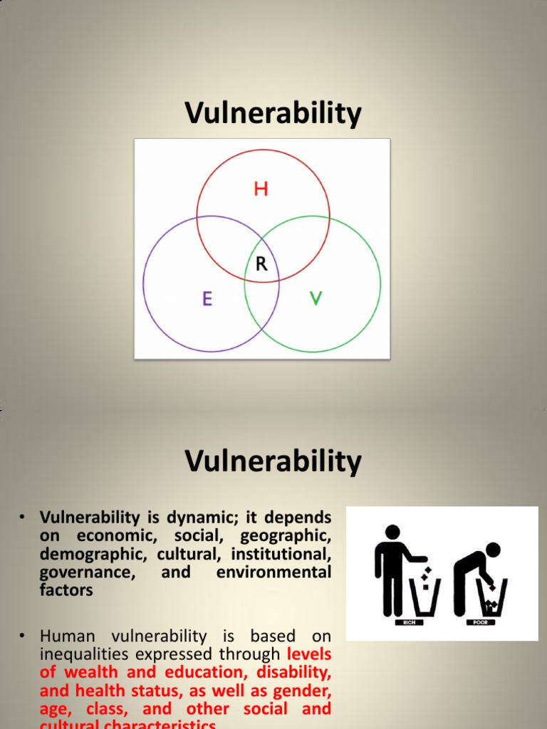 4 Vulnerability | Hazards | Vulnerability
