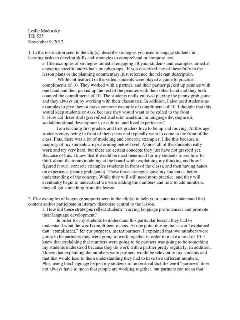 task-2-reflection-math-lesson-reflection-understanding-lesson-plan