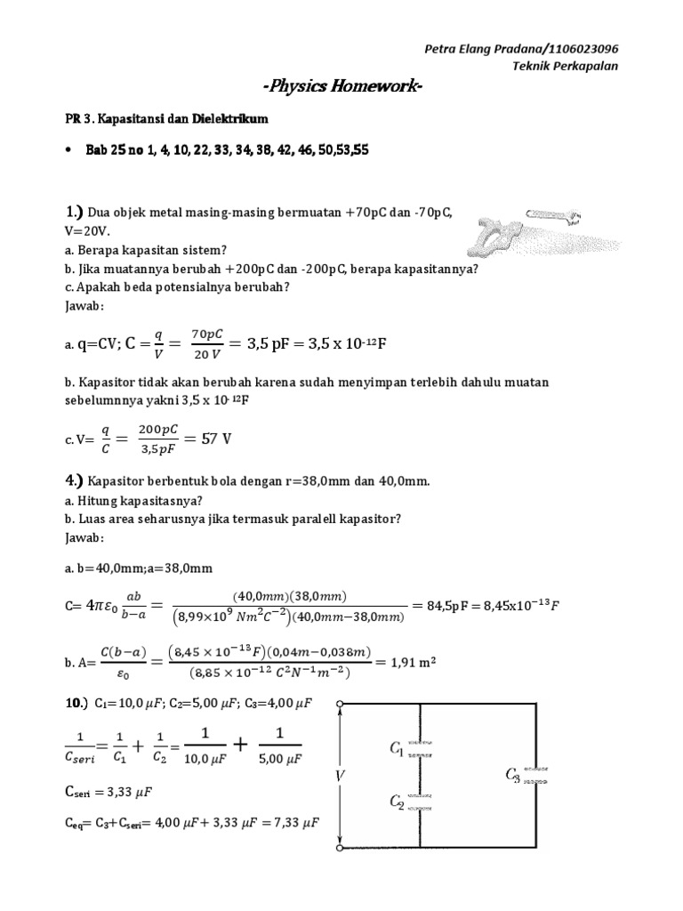 Physics Homework 3 | PDF